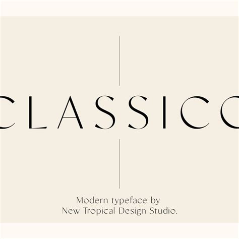 Classico Serif Font Modern Typeface Hipster Fonts Magazine Fonts