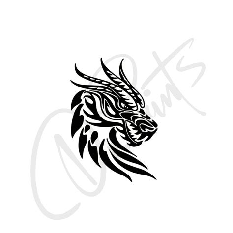 Dragon Car Decal Dragon Car Sticker Dragon Decal Sticker Etsy