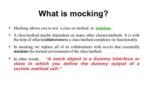 Easymock Tutorial