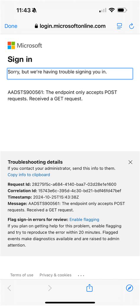 Swift Why Do I Get The Endpoint Only Accepts Post Requests Received A Get Request Error