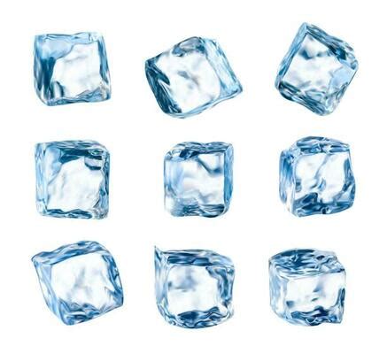 Realistic Ice Cube Vector Art Icons And Graphics For Free Download