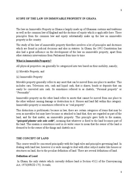 nature scope and terminology pdf property possession law
