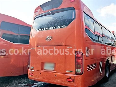 현대 유니버스 프라임 45인승 2015년 빨강 160 000km 중고버스는 Abc버스