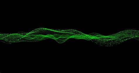 abstract digital particle wave loop animation background 4k resolution