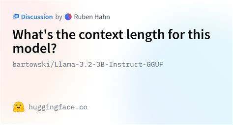 Bartowski Llama B Instruct GGUF What S The Context Length For This Model