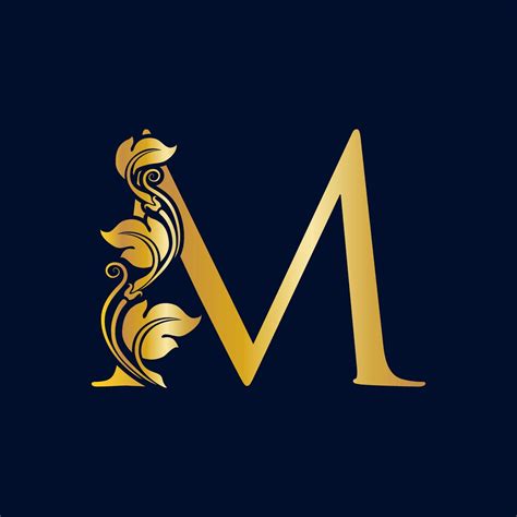 Elegant Initial M Home Decor Home Accessories Home Accents