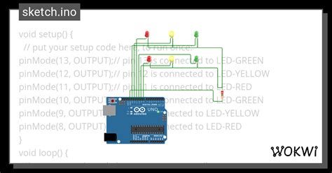 two way traffic lights copy 3 wokwi esp32 stm32 arduino simulator