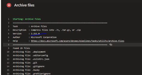 After Upgrade For Version 400 Of Dependencie Azure Pipelines Task Archive2 Does Not Work