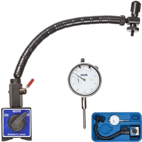 Flex Arm Base And White Face Dial Indicator Combo Fred V Fowler 72