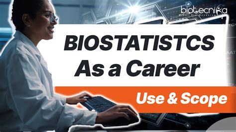 Biostatistics As A Career Types Of Jobs Scope Youtube