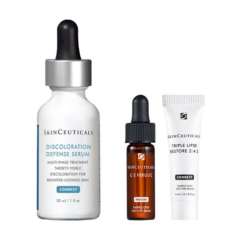 스킨수티컬즈 공식몰 디스컬러레이션 세럼 세트차원이 다른 미백 세럼best 앰플 And 크림 2종 위시버킷