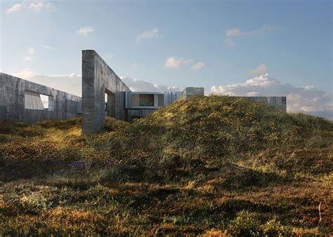 Photo Realistic Renderings Depict A House At A Wild Landscape