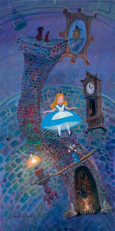 Alice Floating Into Wonderland Disney Fine Art Disney Art Alice In Wonderland