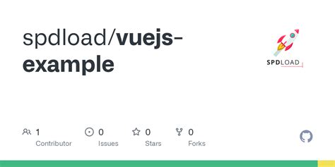github spdload vuejs example