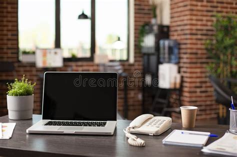 Startup Office With Digital Setup Stock Image Image Of Computer Notebook 370687733