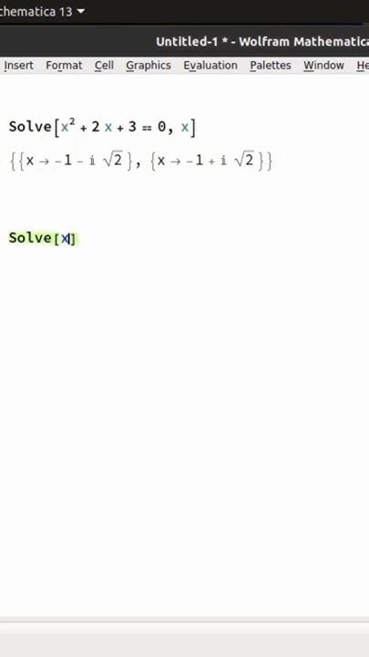 Solve Any Equation With Mathematica Youtube