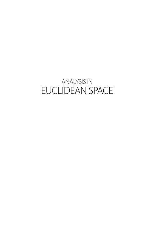 Solution Analysis In Euclidean Space 2022 Studypool