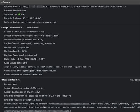 Facing Issues While Trying To Make It Work With Backblaze B2s S3 Compatible Api · Issue 482