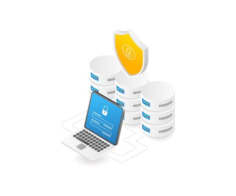 Database Security Passwords 27570733 Vector Art At Vecteezy