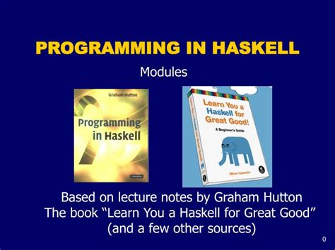 Ppt Programming In Haskell Powerpoint Presentation Free Download Id3396417