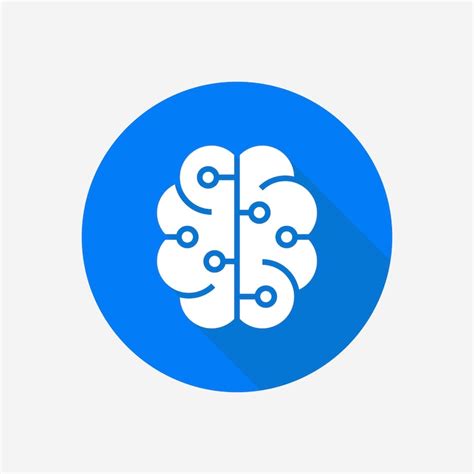 Premium Vector Brain With Neural Network Vector Icon Artificial Intelligence Concept Icon