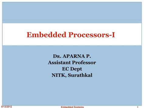 Advanced Pipelining In Arm Processorspptx