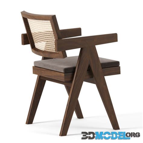 3d Model Cassina 051 Capitol Complex Office Chair