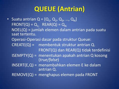 ppt struktur data queue powerpoint presentation free download id