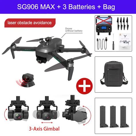 Sg906 Max2 Professional Drones 360 Laser Obstacle Avoidance 4k Camera