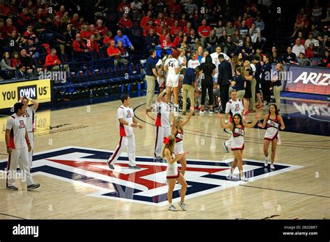 Arizona Vs Stanford Girls University Basketball Game At The Uofa Mckale