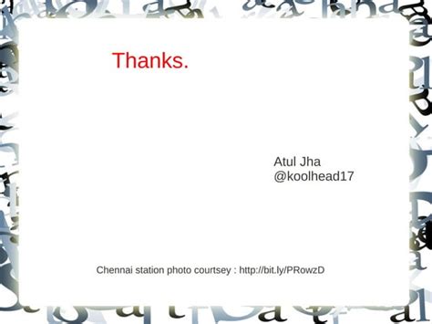 Openstack Foundation Global Meetup Chennai India Ppt