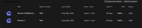 interface elements for table interface index collection of b2b