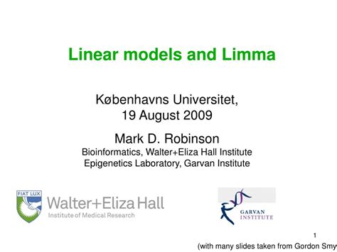 Ppt Linear Models And Limma Powerpoint Presentation Free Download