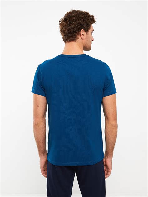 მამაკაცი მოლურჯო მომწვანო ფირუზისფერი მაისურები და ზედები S3ay55z8 Hqq S3ay55z8 Hqq Lc Waikiki