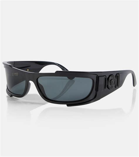 Versace Medusa Rectangular Sunglasses Versace