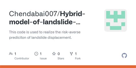 Github Chendabai007hybrid Model Of Landslide Prediction This Code Is Used To Realize The