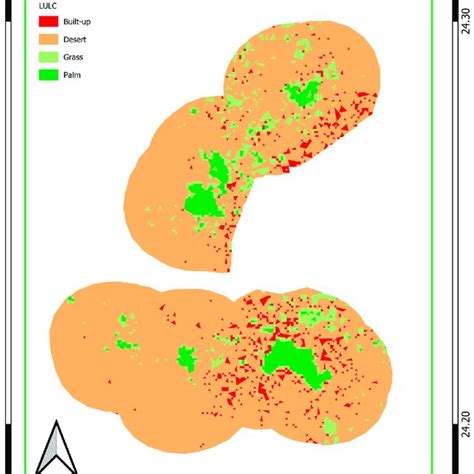 Lulc Classification 2022 Of The 15 Kilometer Buffer Zone Around The