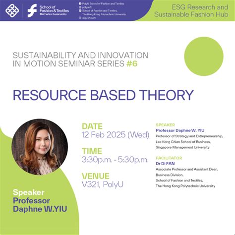 Resource Based Theory Polyu Sft Esg