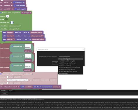 automation blocks spreadsheet alternate column s adobe community