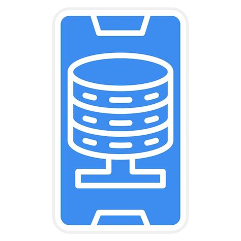 Premium Vector Vector Design Smartphone Database Icon Style