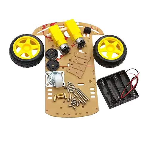 2wd Robot Car Kit Single Layer Flux Electronix