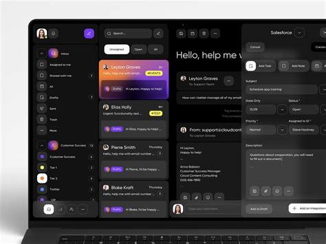 Salesforce Crm Email Integration Software By Jack R For Rondesignlab ⭐️ On Dribbble