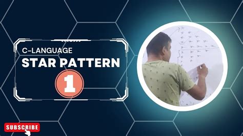 C Language Star Pattern Programming Youtube