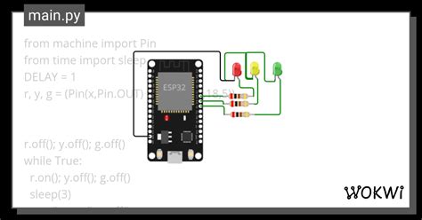 Lightsignals Wokwi Esp32 Stm32 Arduino Simulator