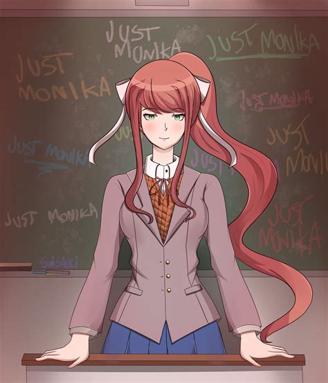 Just Monika By Soisauci On Deviantart