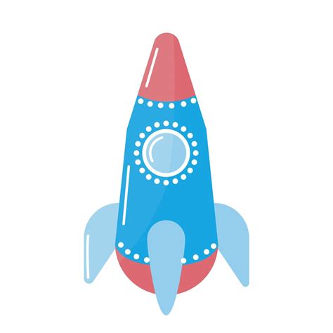 Space Rocket Icon In Flat Style Isolated Vector Illustration 12979268 Vector Art At Vecteezy