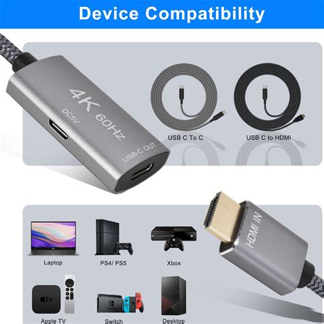 K HDMI Male To USB C Female Cable Adapter For Australia Ubuy