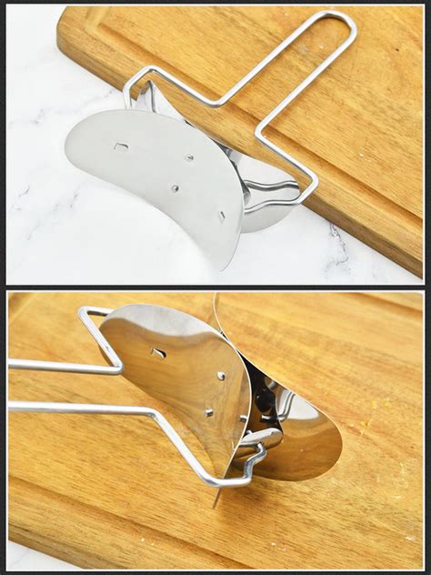 Badu Bg Машина за кнедли от неръждаема стомана Ръчна форма за торта за пай с равиоли Издръжлива