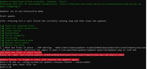 How To Update To Nextcloud 26 Now · Nextcloud All In One · Discussion 2208 · Github