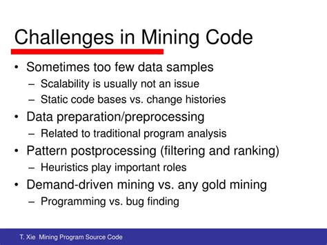 Ppt Improving Programmer Productivity Via Mining Program Source Code